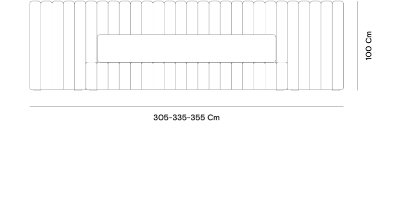 Bowen Bed Quilted Wide Headboard 1.5 1.8 2.0 | Delvis